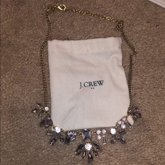 J. Crew | Accessories | J Crew Gold With Stone Necklace | Poshmark